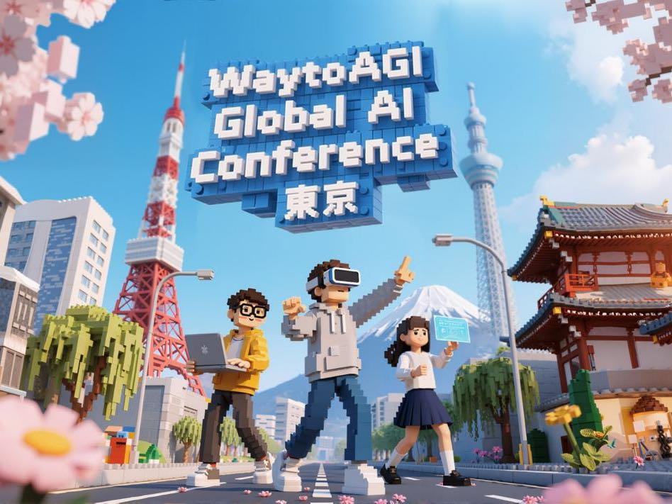 WaytoAGI 全球 AI 大会东京站6月启幕， AI 先锋共探技术前沿